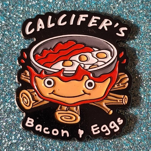 Boutique | Jewelry | Calcifers Bacon Eggs Howls Moving Castle Studio ...
